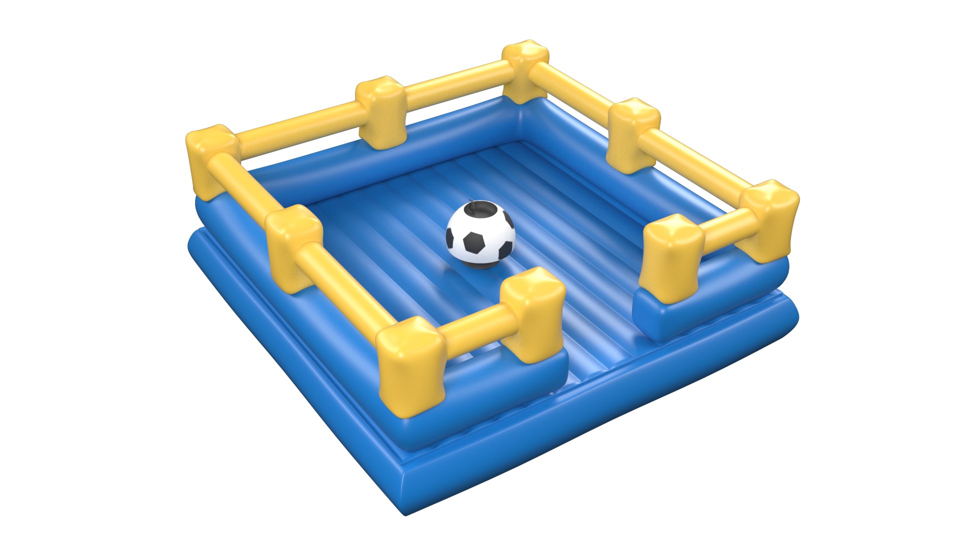 Football Inflatable Rodeo 3D Model - TurboSquid 2143186