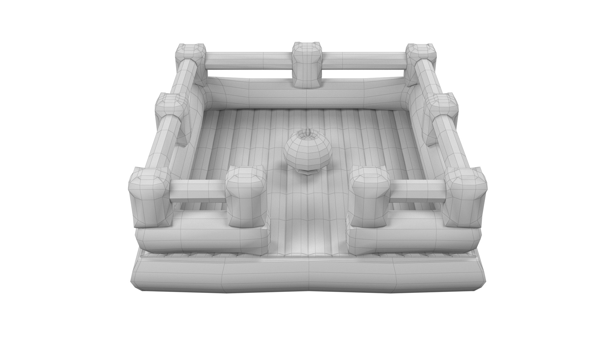 Football Inflatable Rodeo 3D Model - TurboSquid 2143186