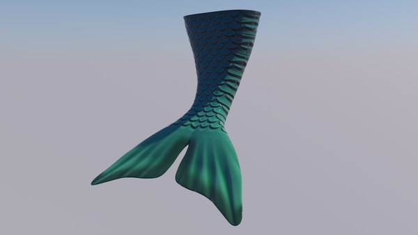 Tail mermaid 3D model - TurboSquid 1416034