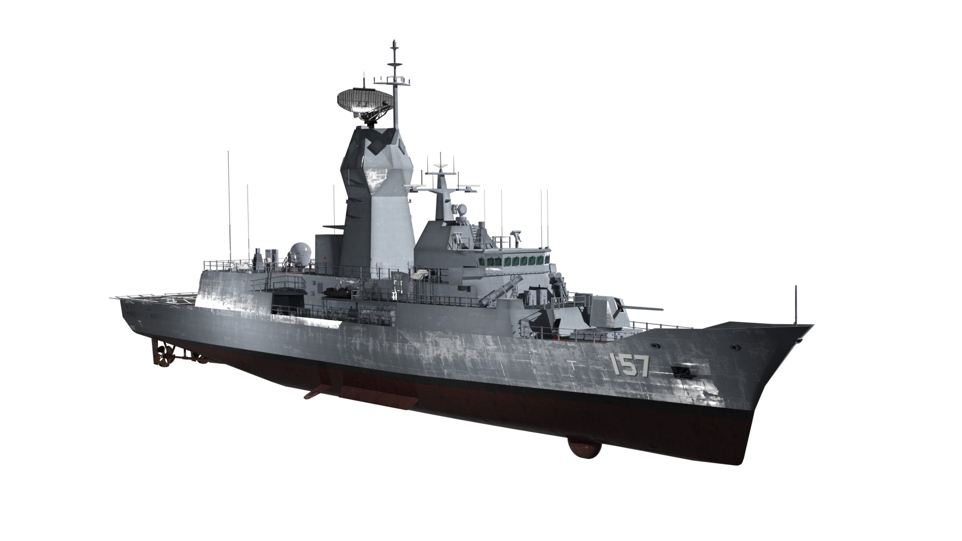 MEKO 200 Anzac Class Game Ready Model Model - TurboSquid 2381519