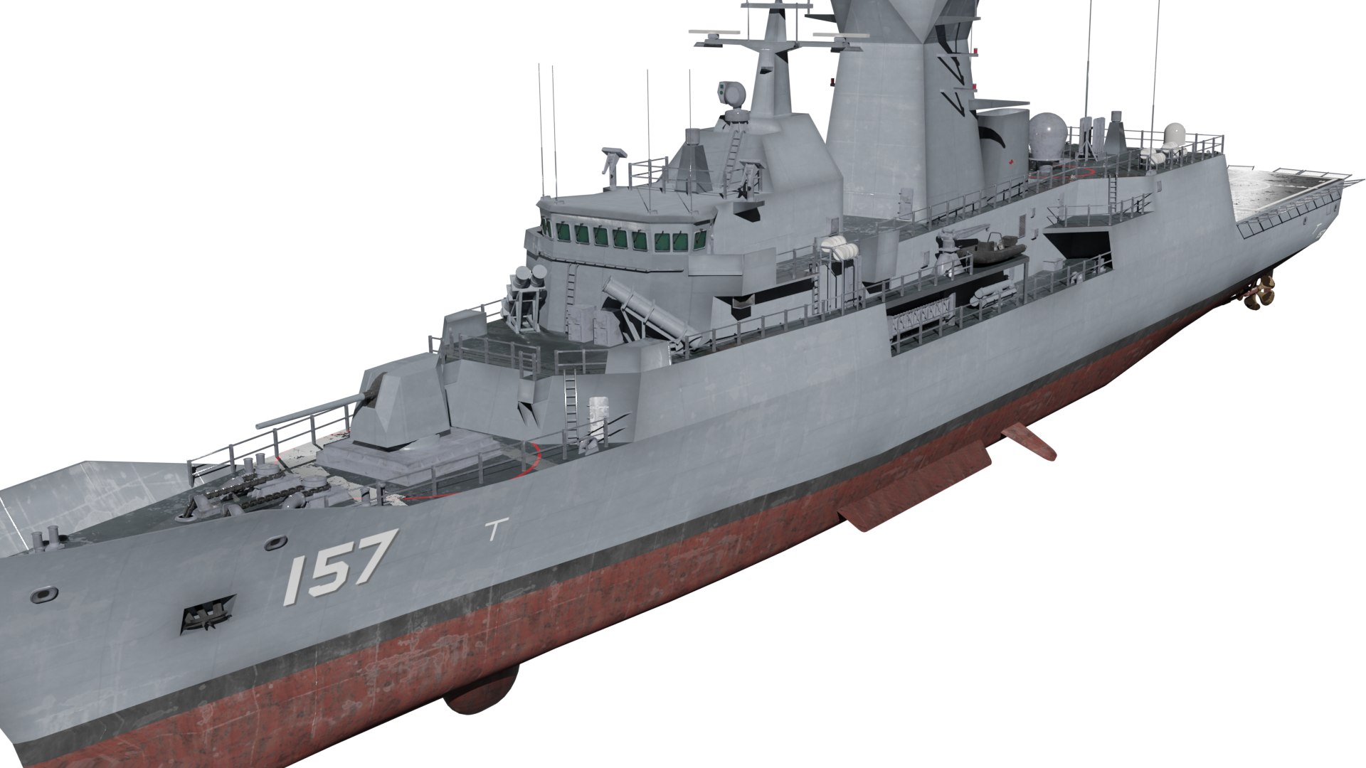 MEKO 200 Anzac Class Game Ready Model Model - TurboSquid 2381519