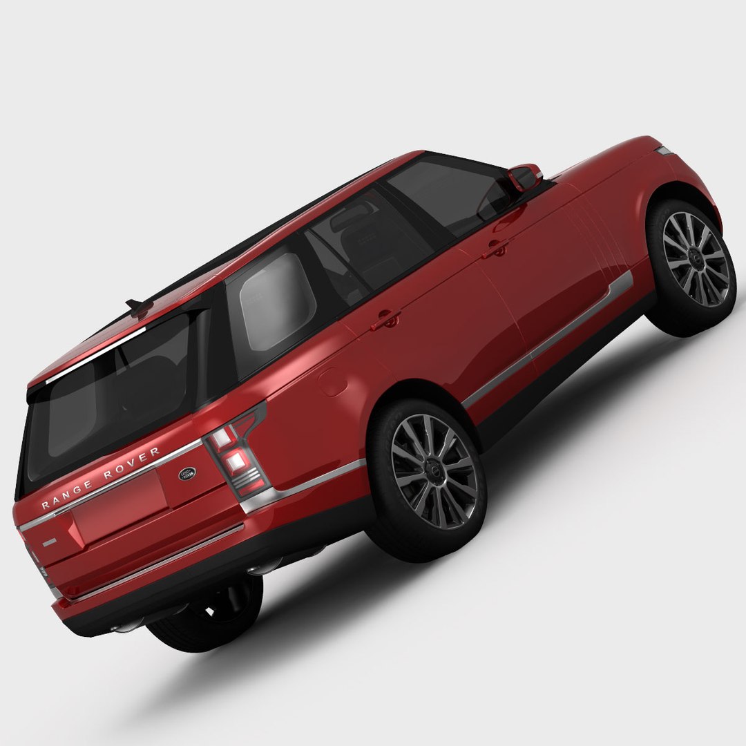 3d Model Land Rover Range Supercharged
