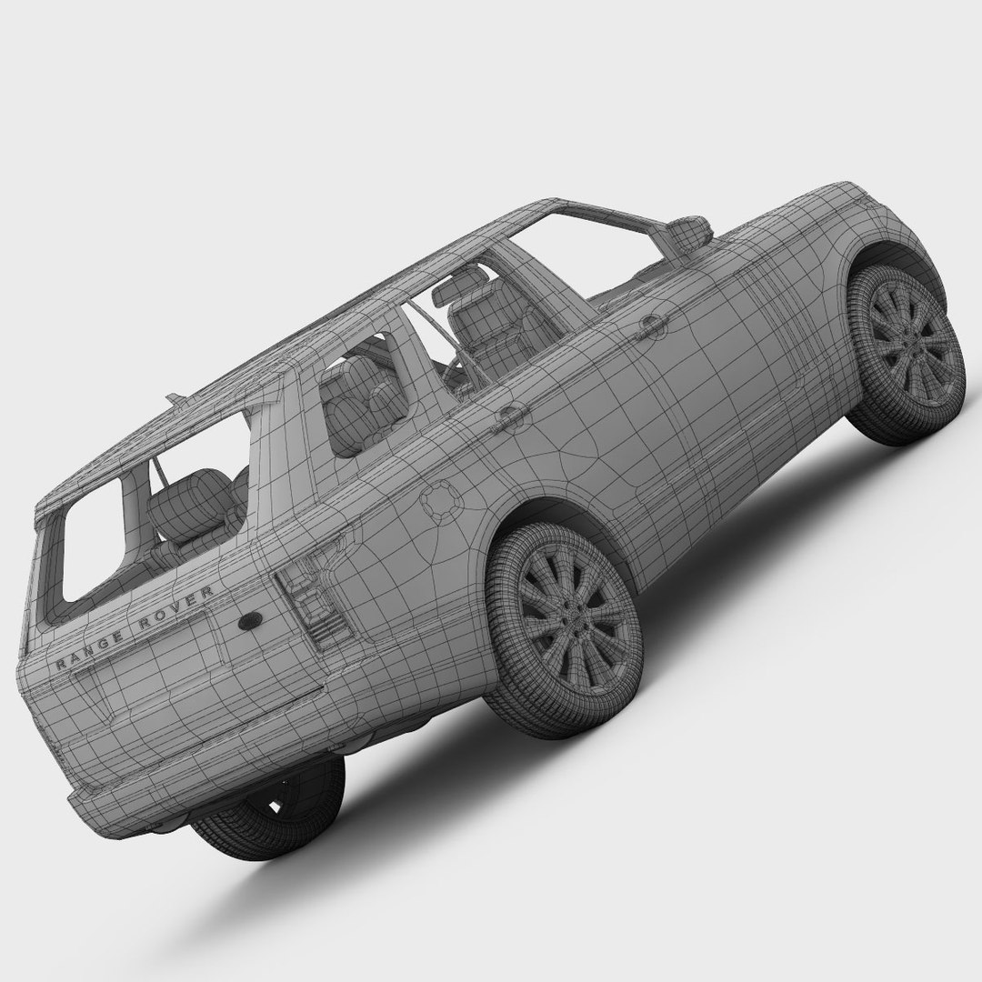 3d Model Land Rover Range Supercharged