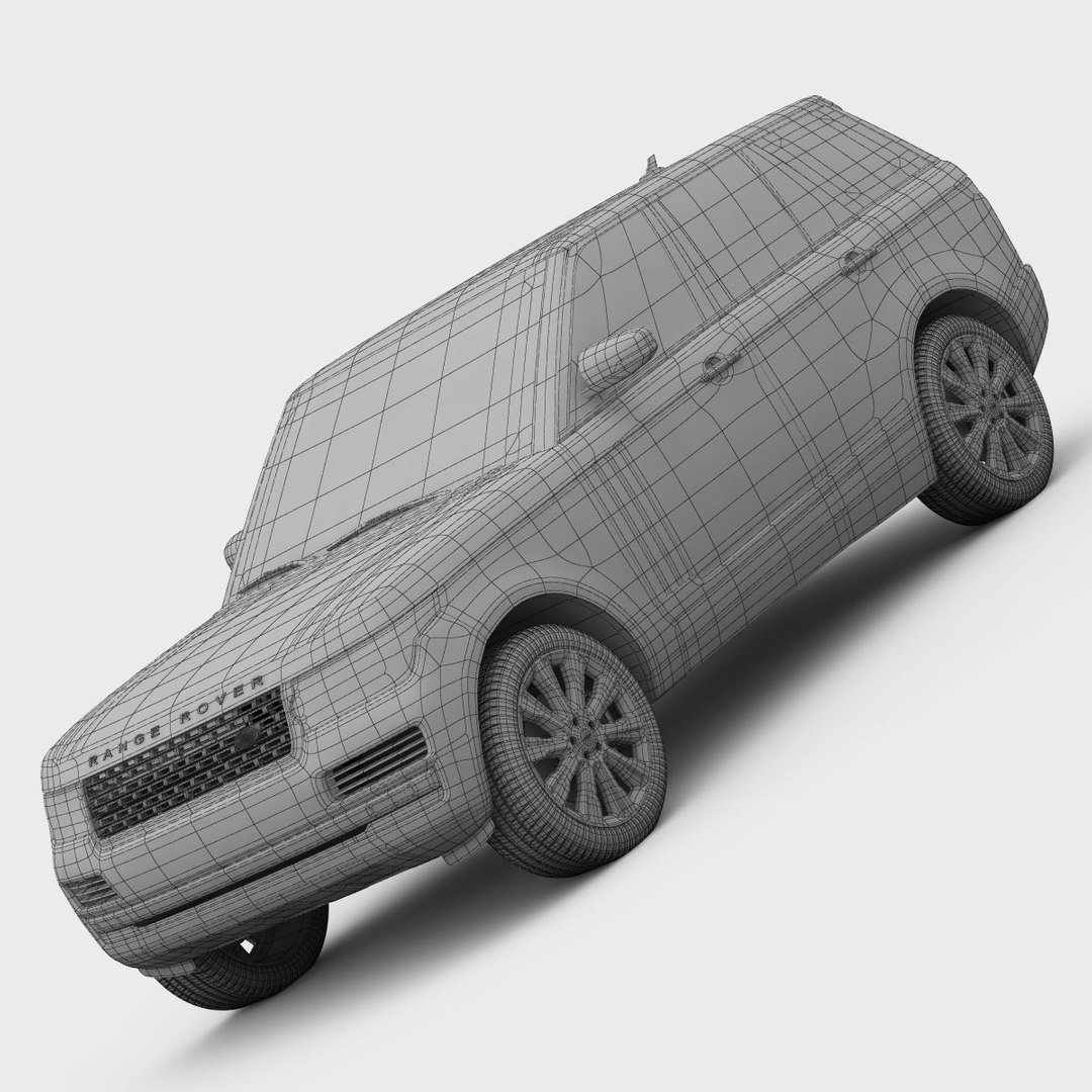 3d Model Land Rover Range Supercharged