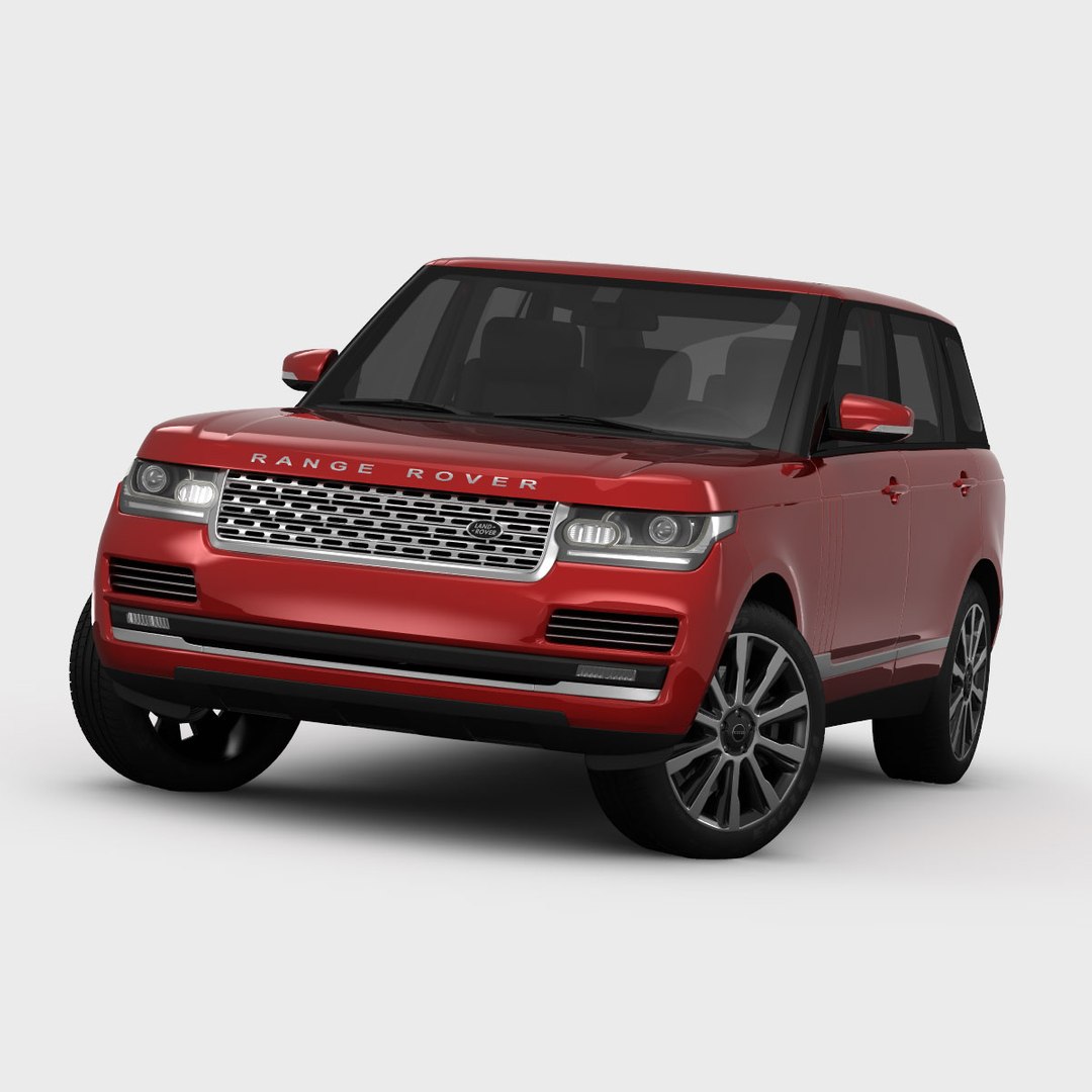 3d Model Land Rover Range Supercharged