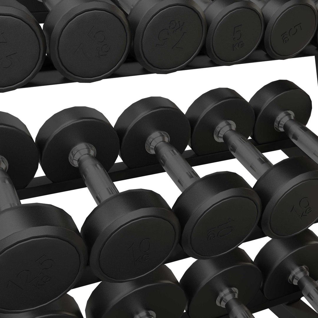 3D Bonnlo Dumbbell Rack Model - TurboSquid 2139501