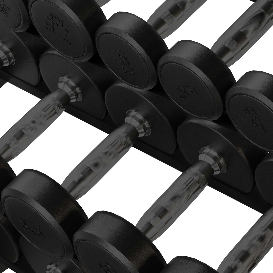 3D Bonnlo Dumbbell Rack Model - TurboSquid 2139501