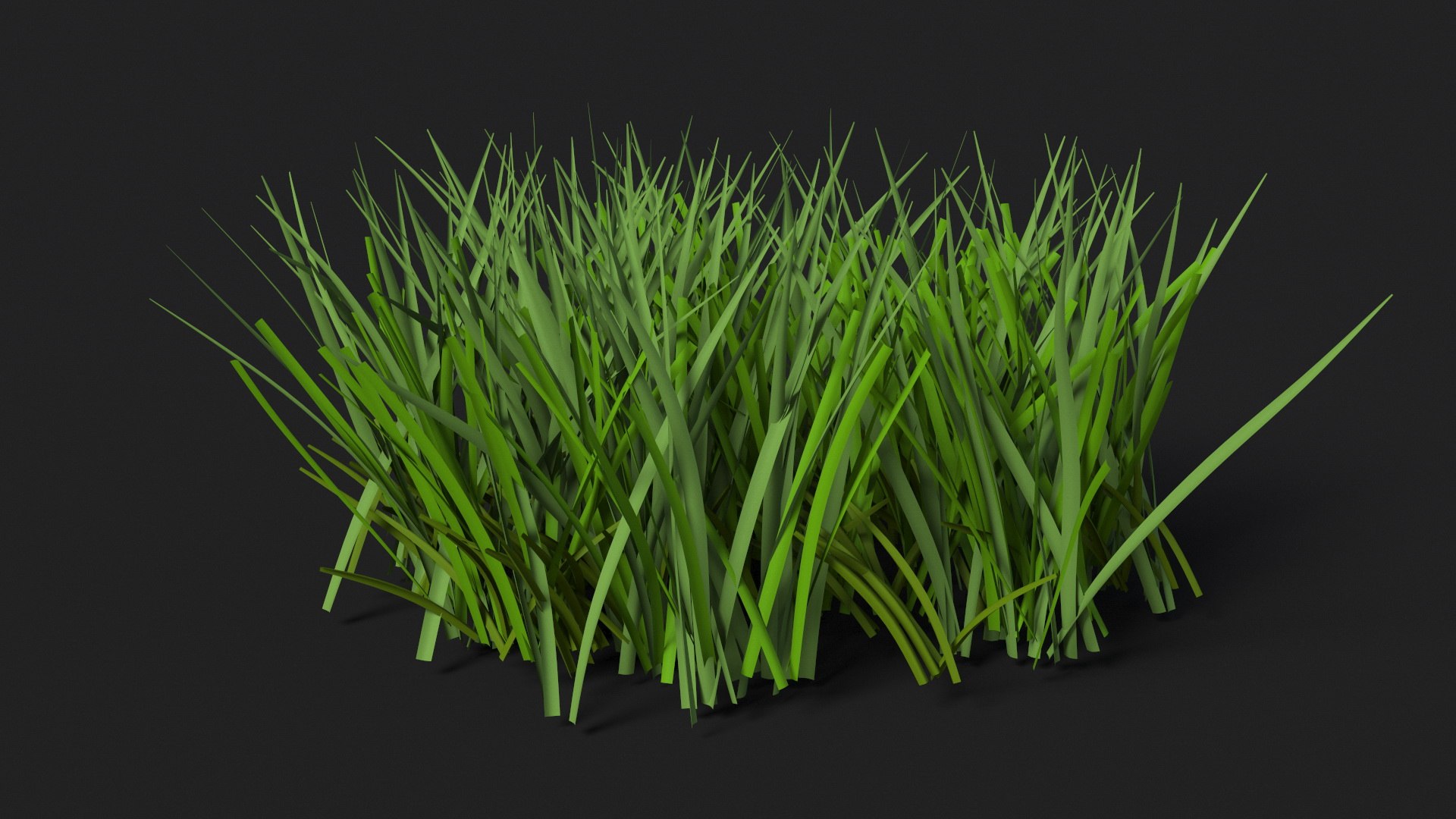 3D Realistic Patch Of Grass - TurboSquid 2320540