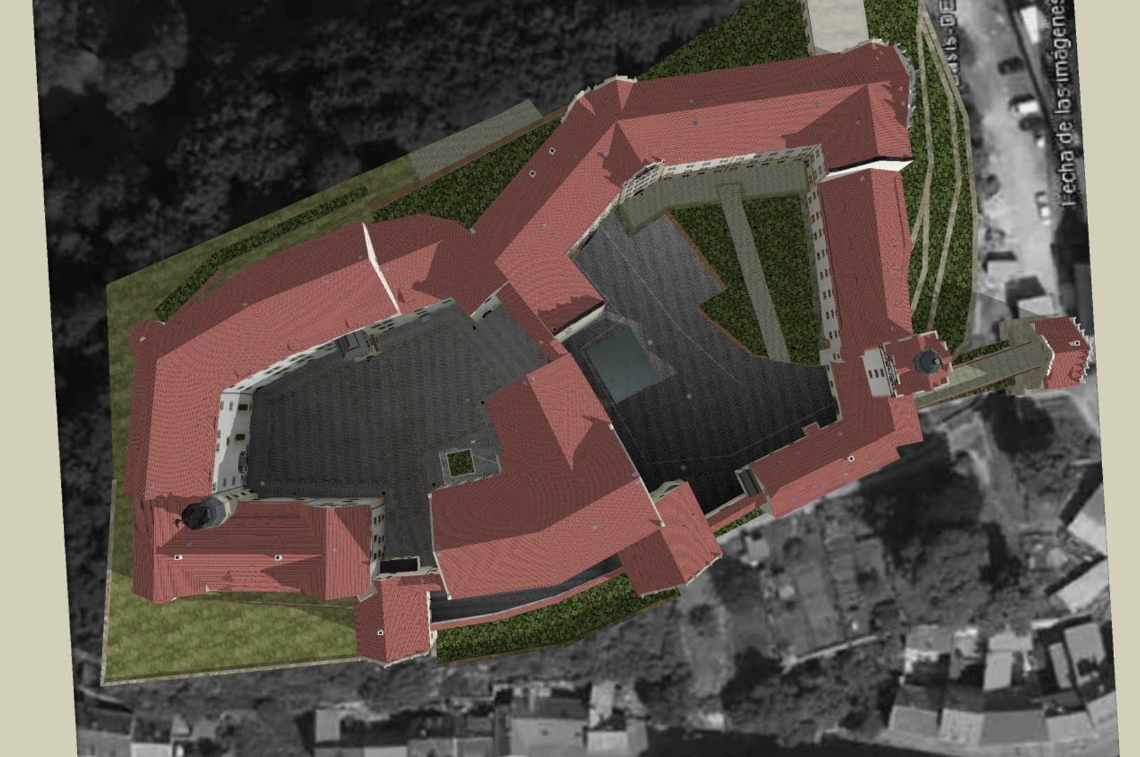 3ds Max Colditz Castle