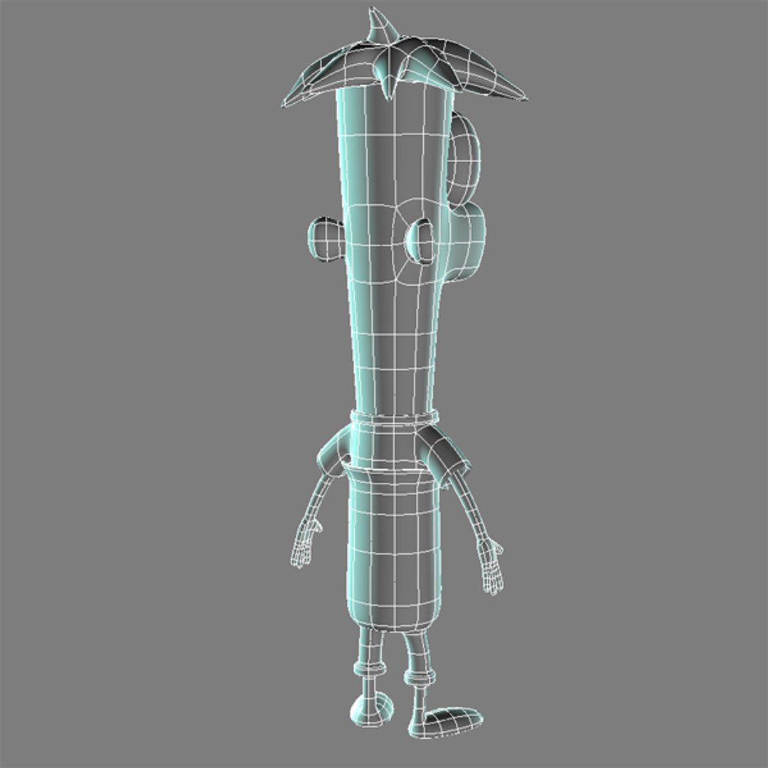 3d Ferb Cartoon Model