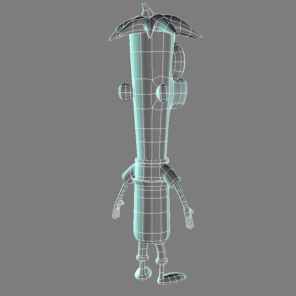 3d ferb cartoon model