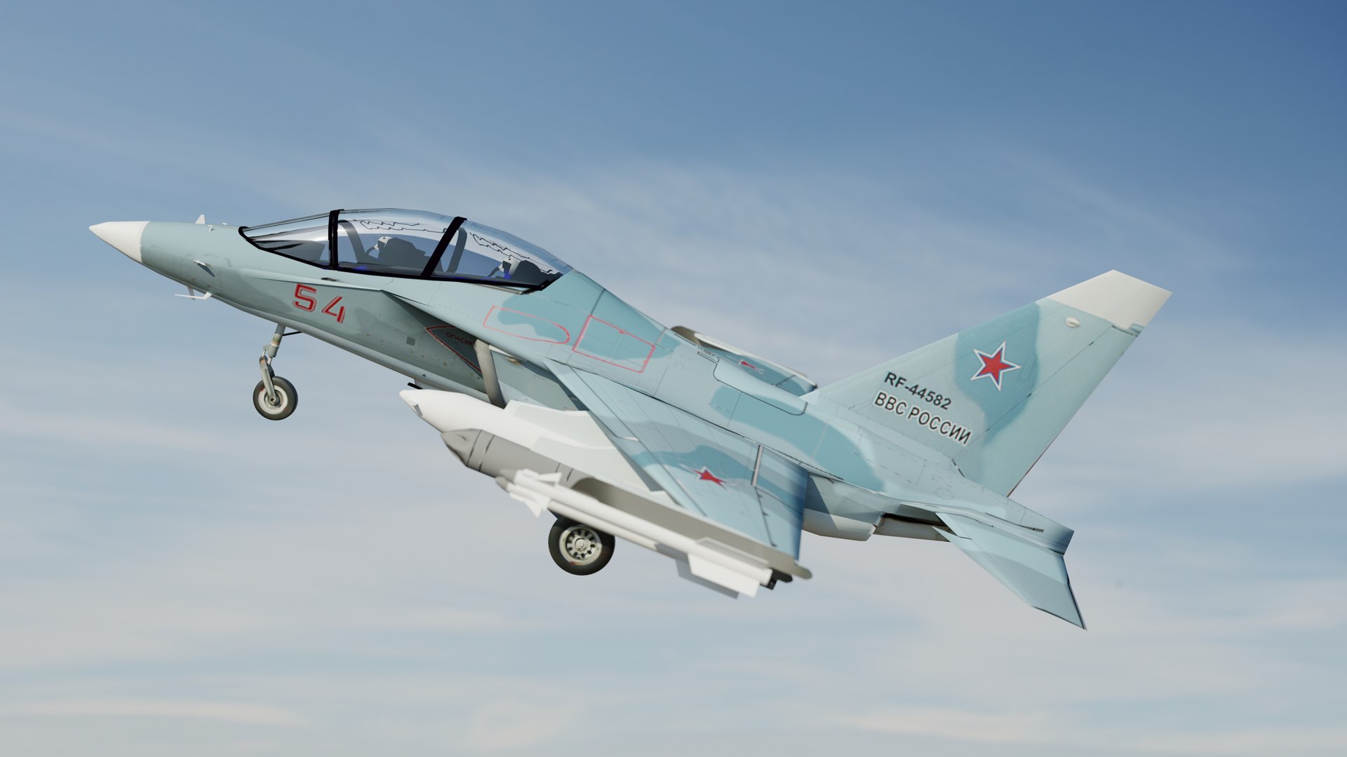 3d Yak-130 Fighter Yak 130 Model