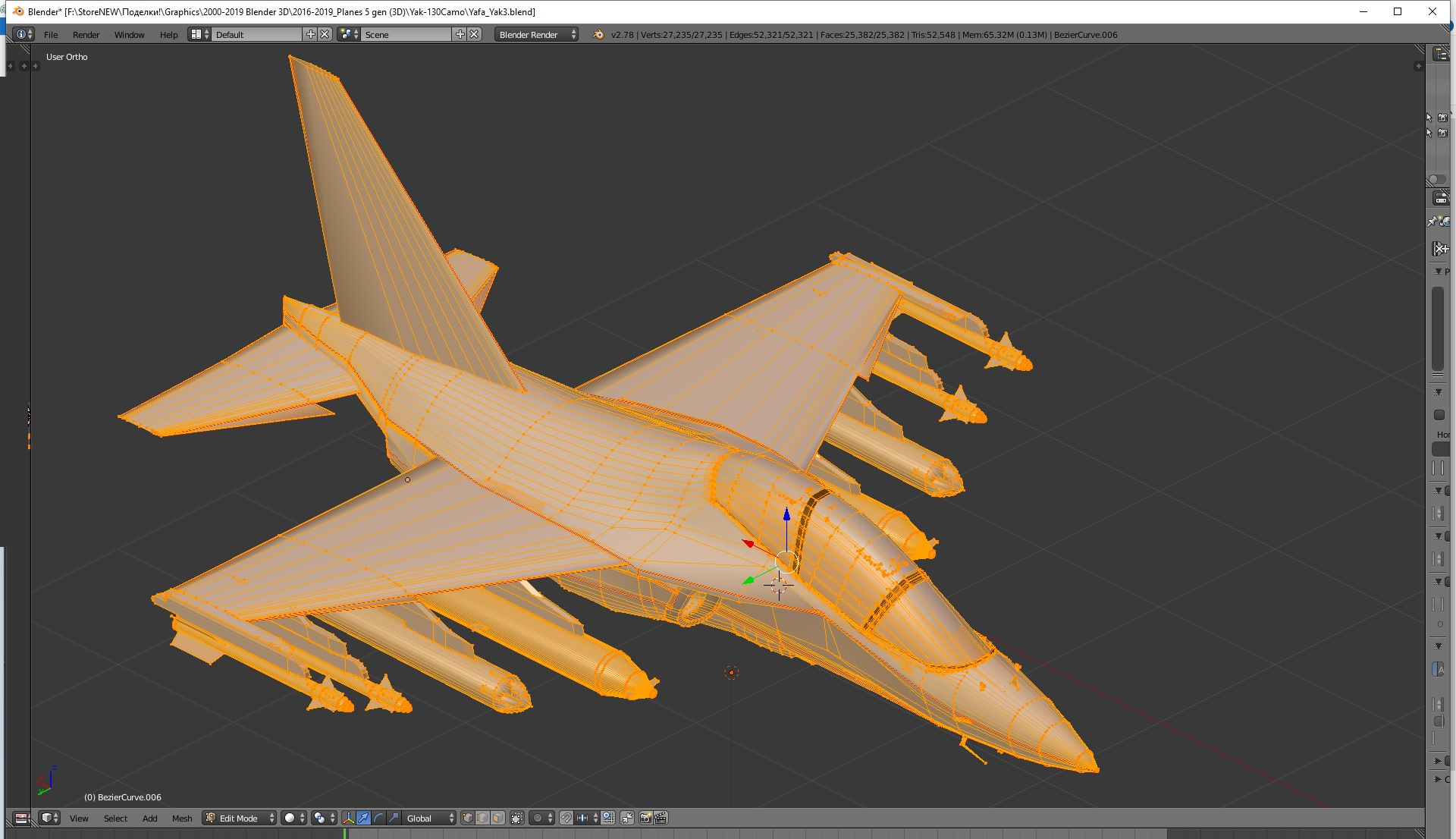 3d yak-130 fighter yak 130 model