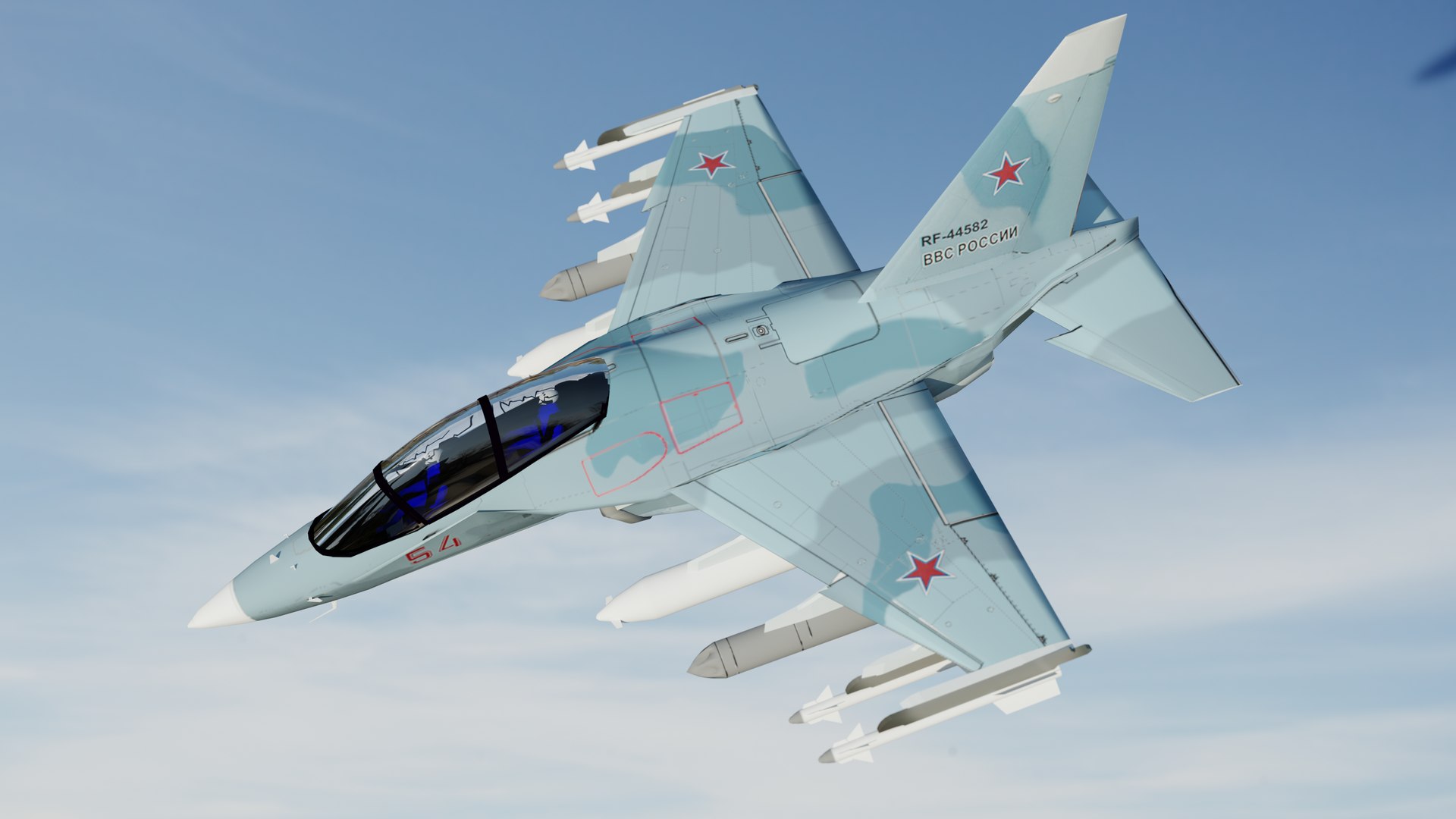 3d Yak-130 Fighter Yak 130 Model