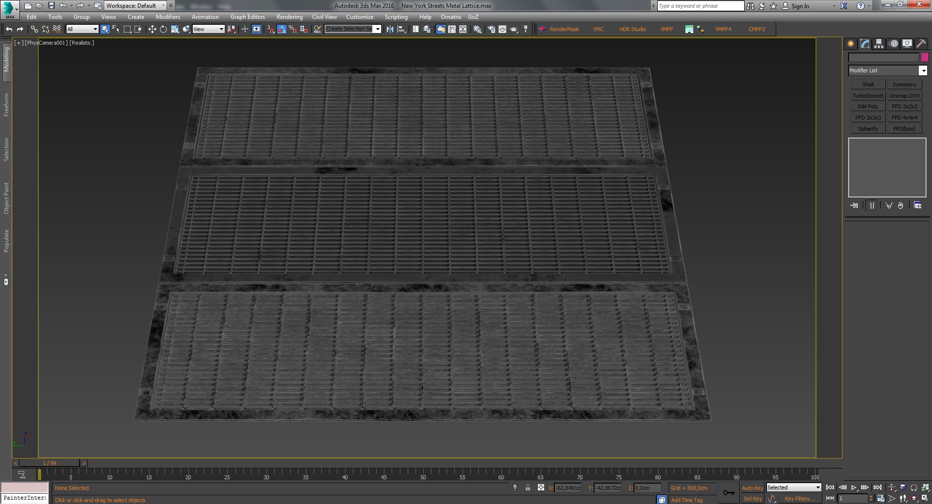 Grate 3D Model - TurboSquid 1377528