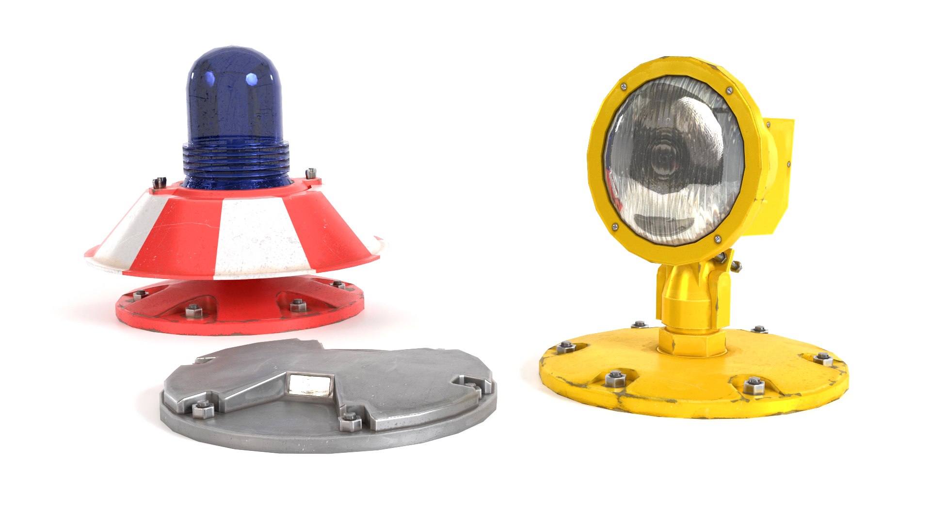 3D Runway Lighting 3 Model - TurboSquid 2379303