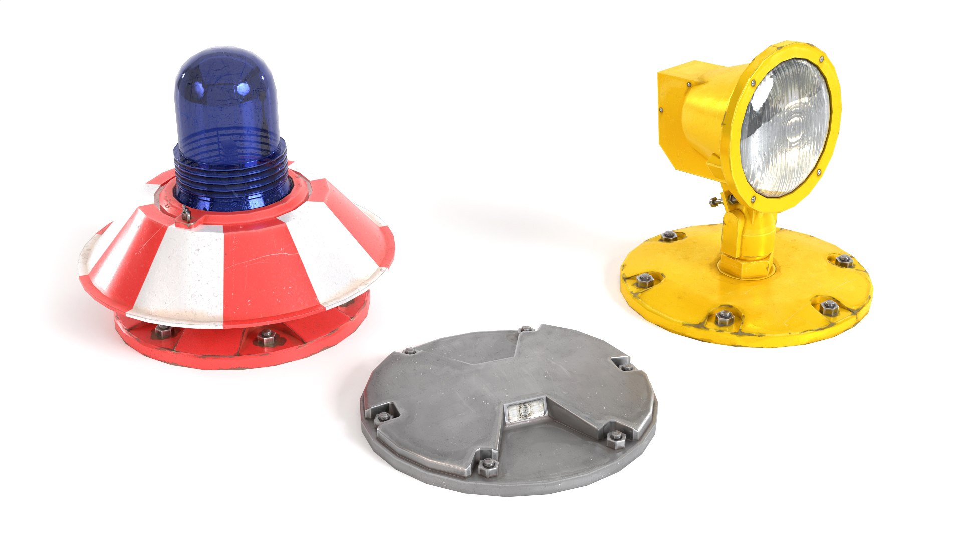 3D Runway Lighting 3 Model - TurboSquid 2379303