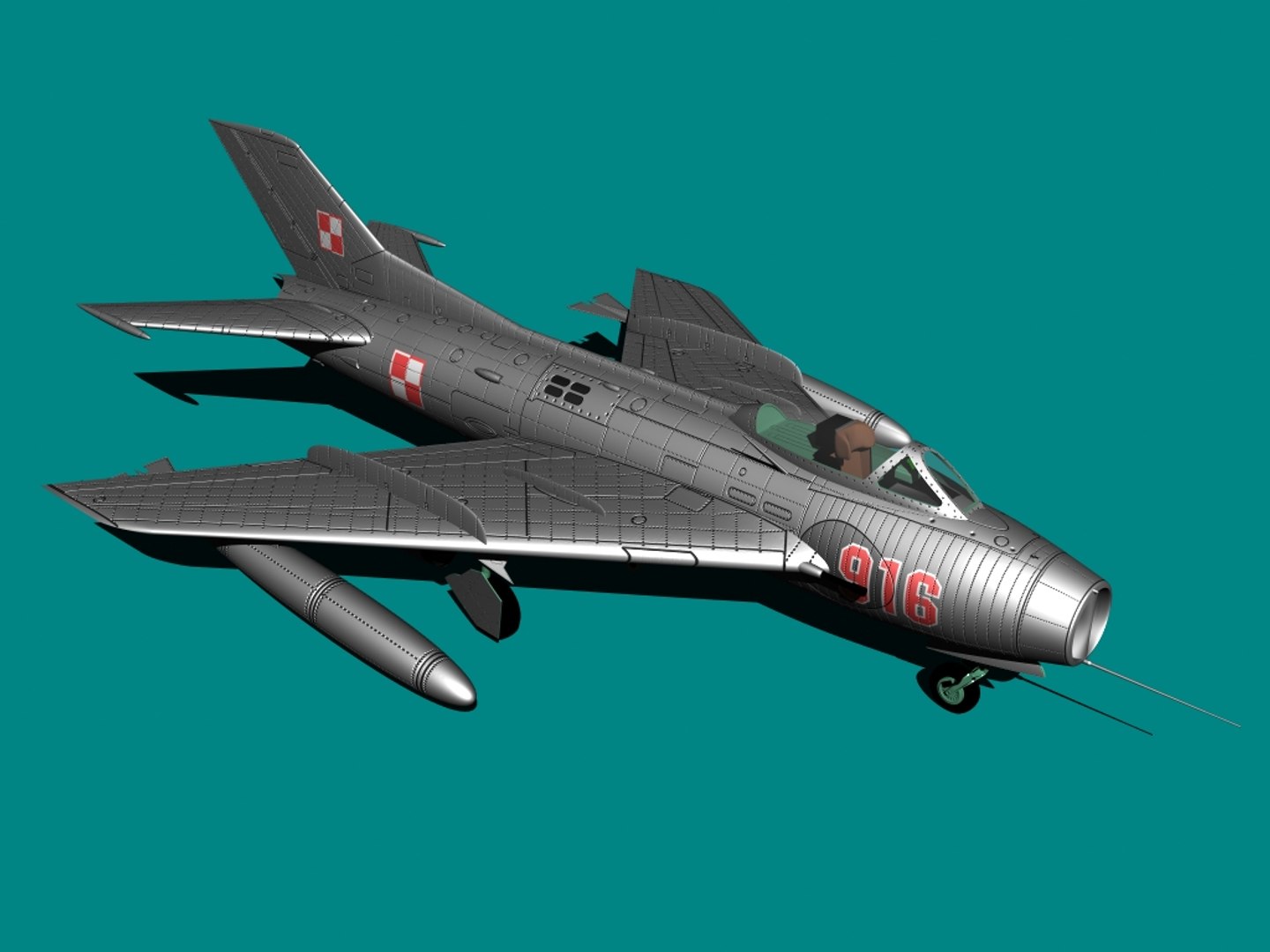 3d Mig 19 Model