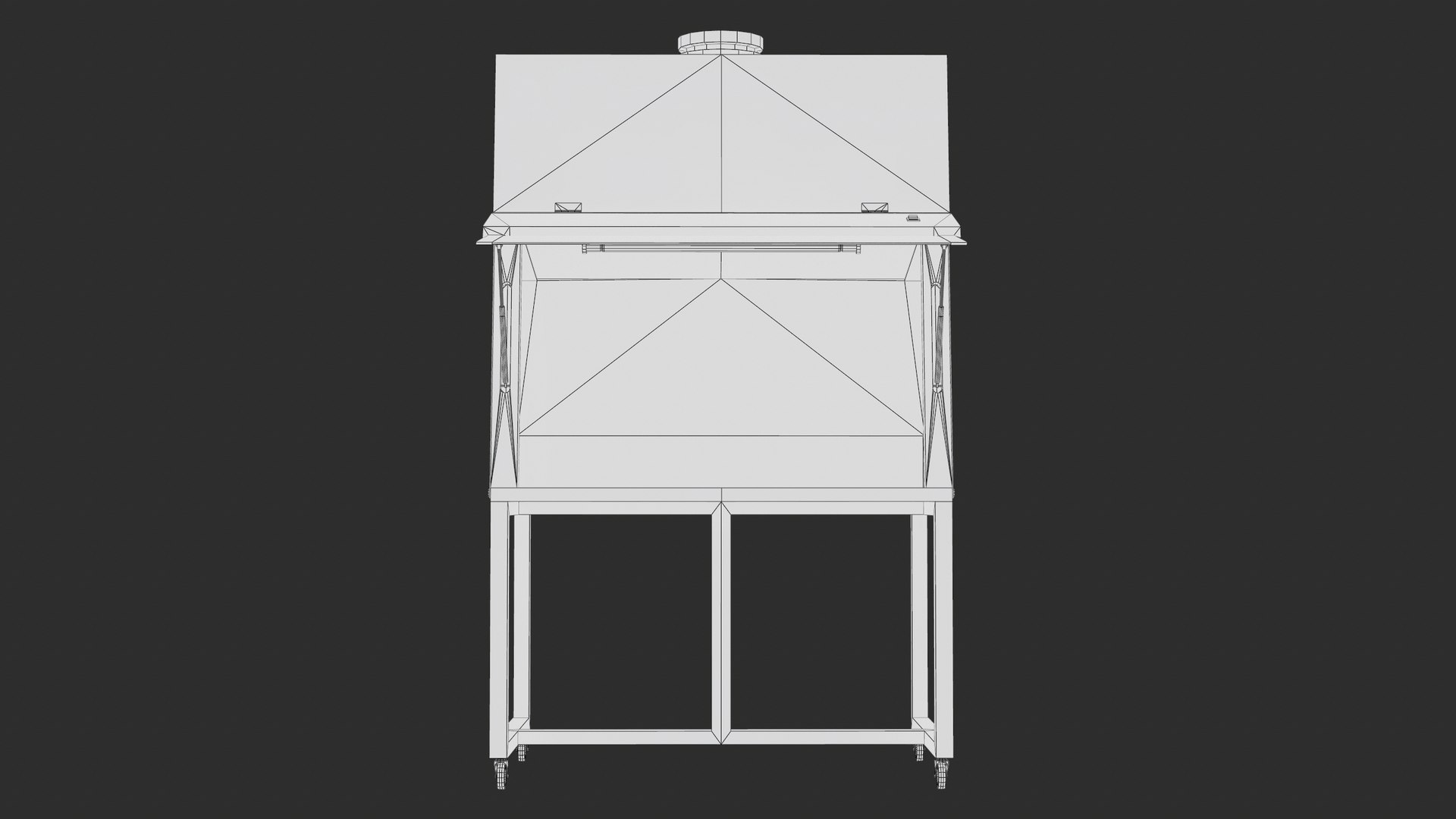 Biological Safety Cabinet Class 1 Hood PBR 3D Model - TurboSquid 2294572
