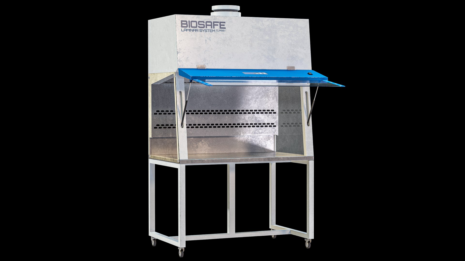 Biological Safety Cabinet Class 1 Hood PBR 3D Model - TurboSquid 2294572