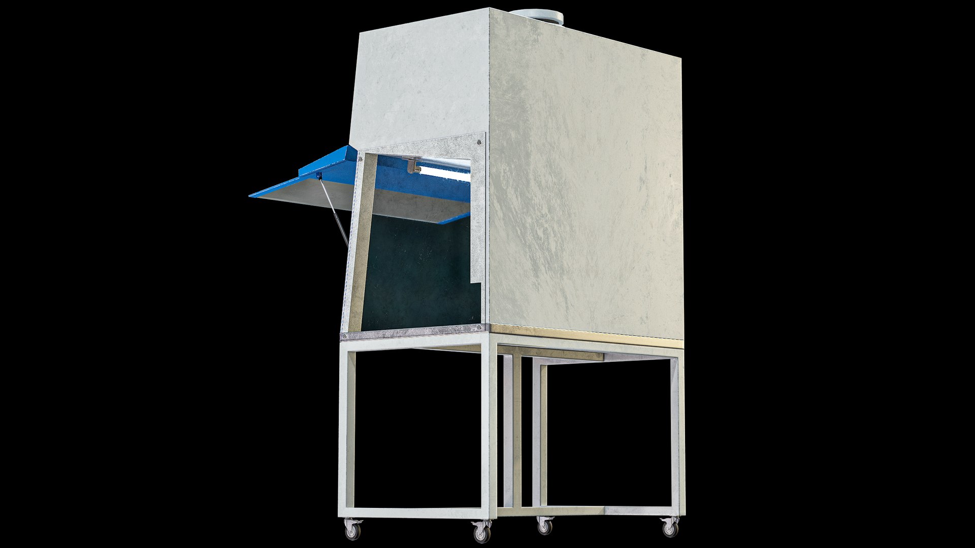 Biological Safety Cabinet Class 1 Hood PBR 3D Model - TurboSquid 2294572