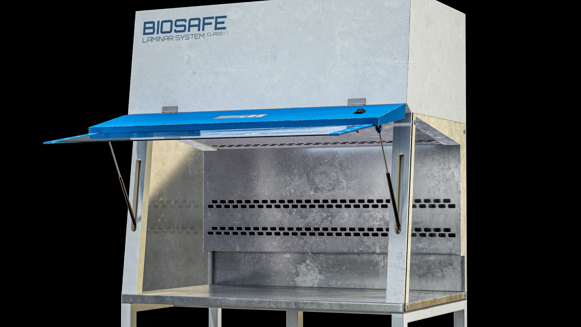 Biological Safety Cabinet Class 1 Hood PBR 3D Model - TurboSquid 2294572