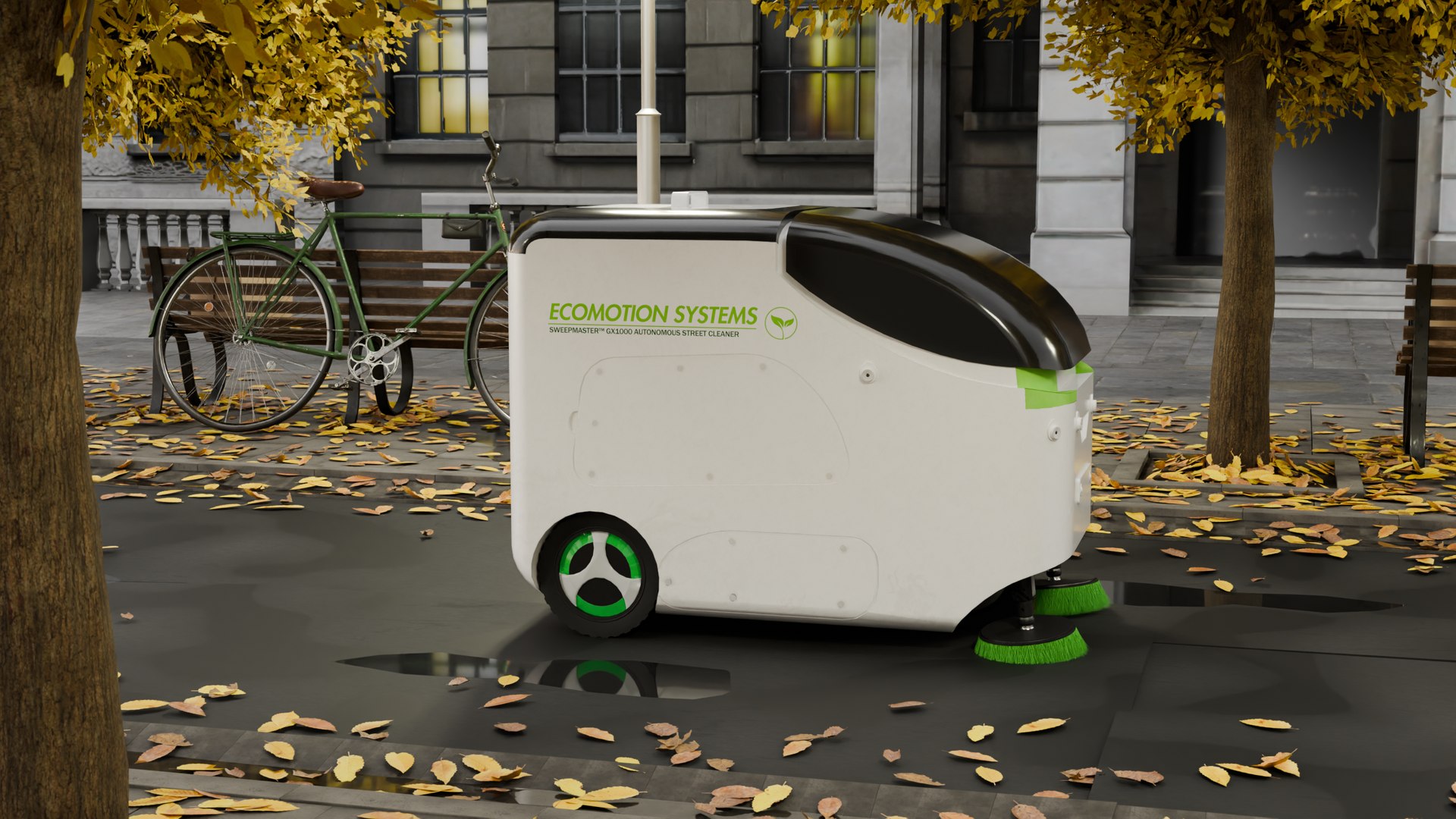 3D Model Autonomous Street Sweeper - TurboSquid 2311217