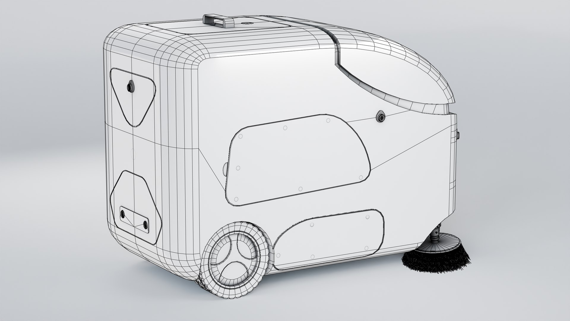 3D Model Autonomous Street Sweeper - TurboSquid 2311217