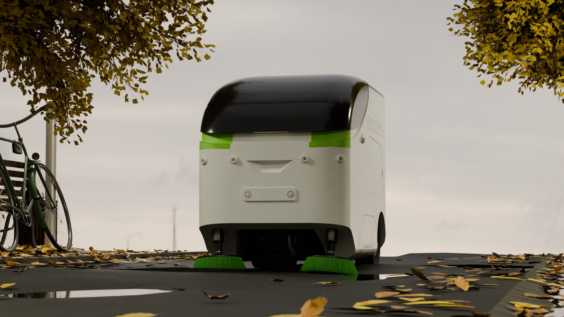 3D Model Autonomous Street Sweeper - TurboSquid 2311217