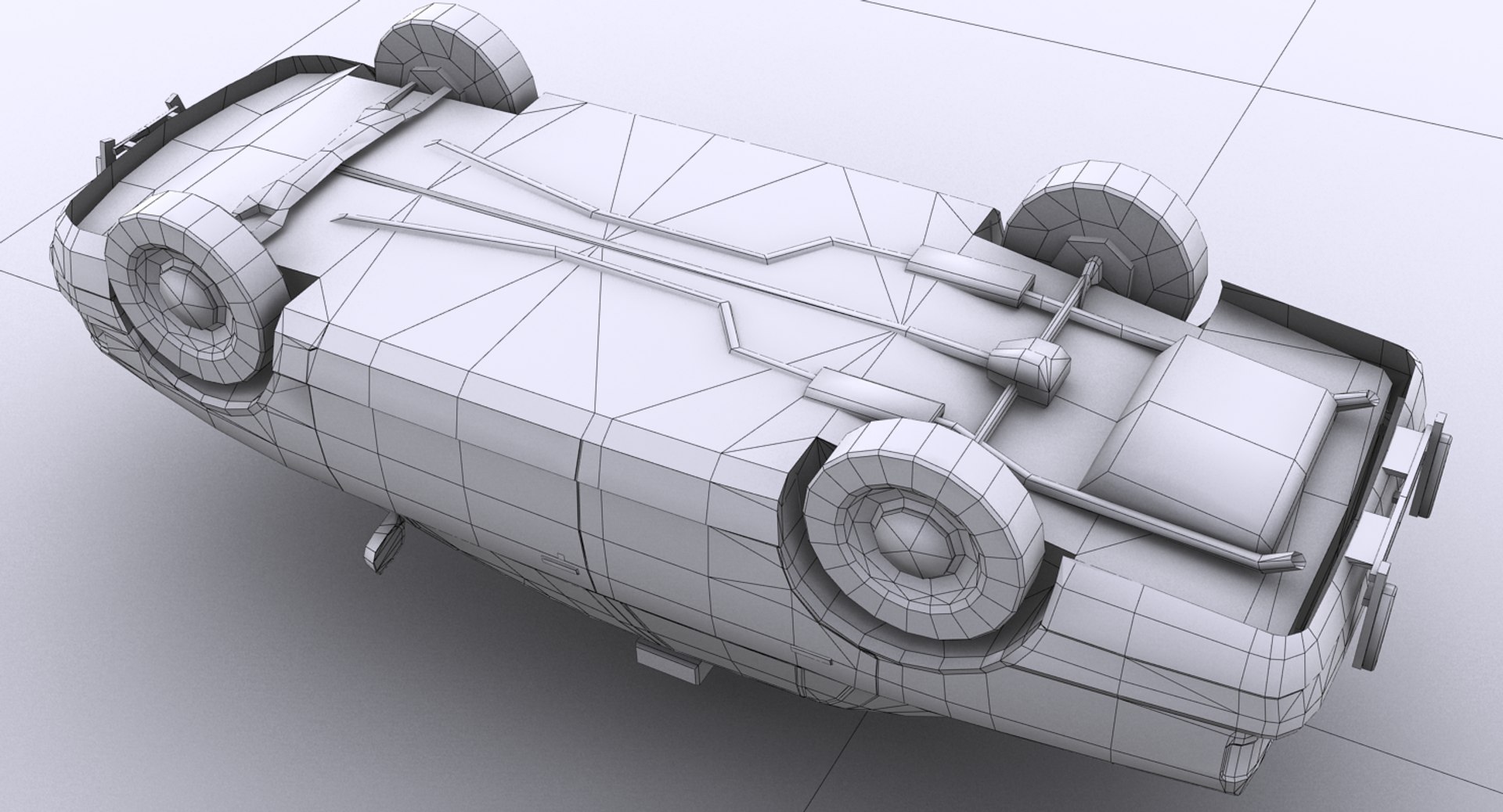 police sedan 3d model