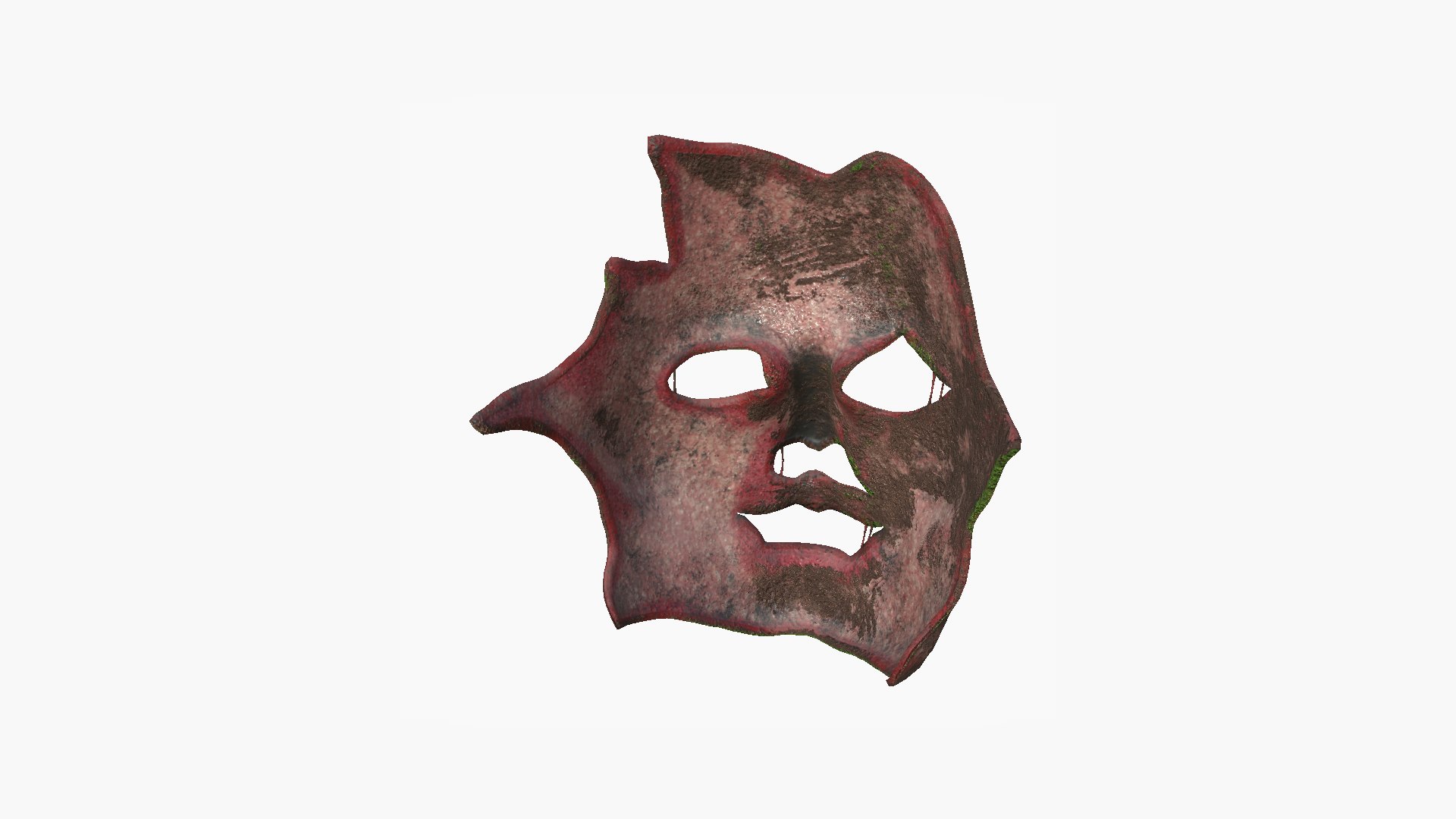 Human Skin Terror Mask A05 Dirt - Character Costume 3D model ...