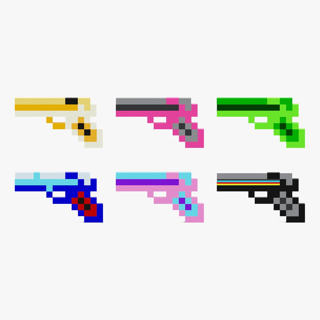 Minecraft Gun Modelo 3D - TurboSquid 1970568