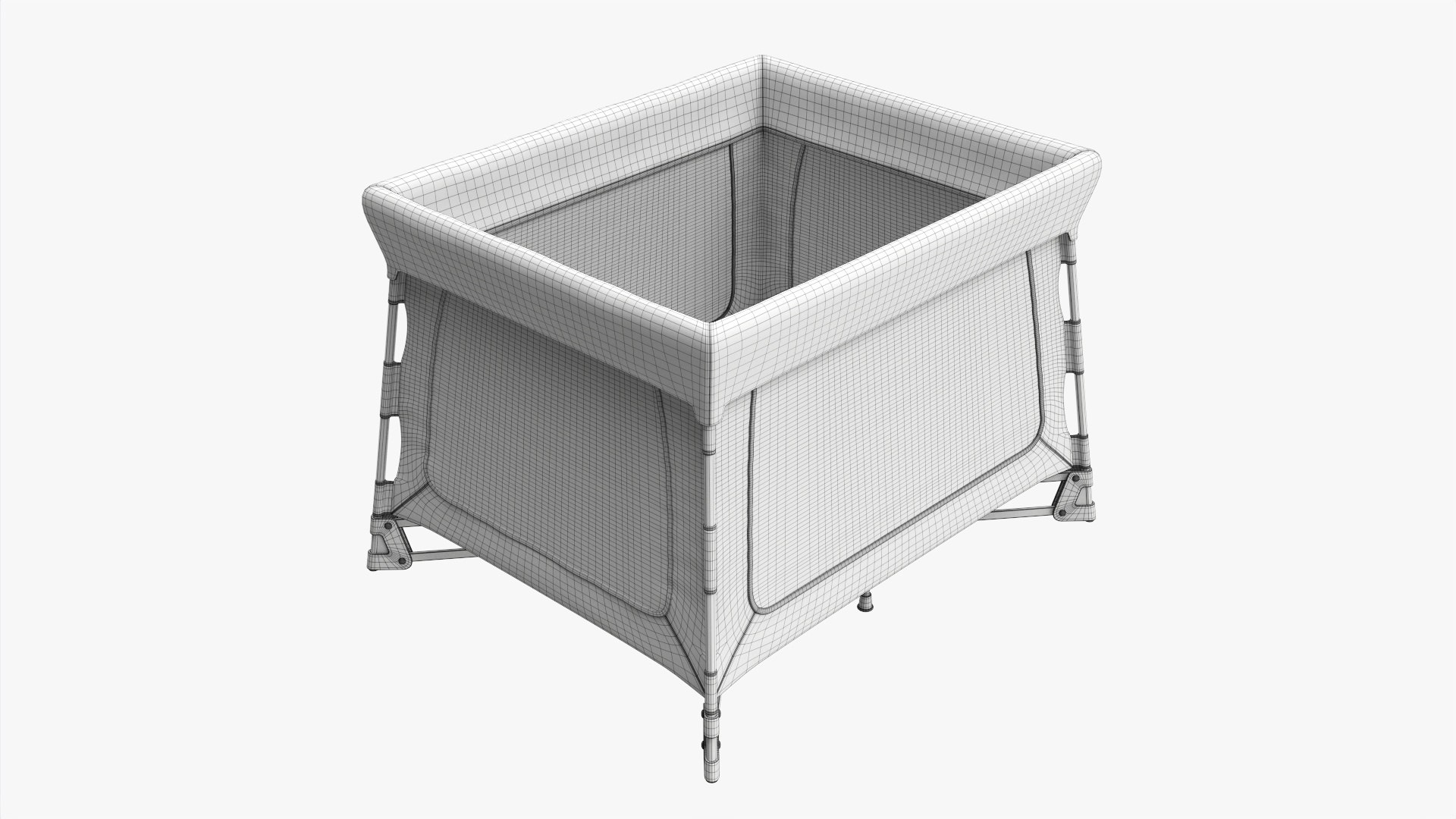 Portable Travel Cot 3D - TurboSquid 1842882