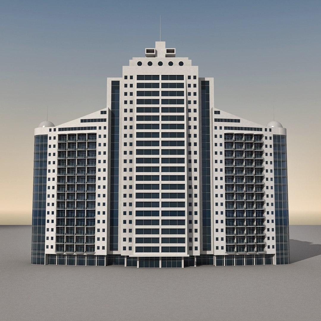 Modern Building 3d Model