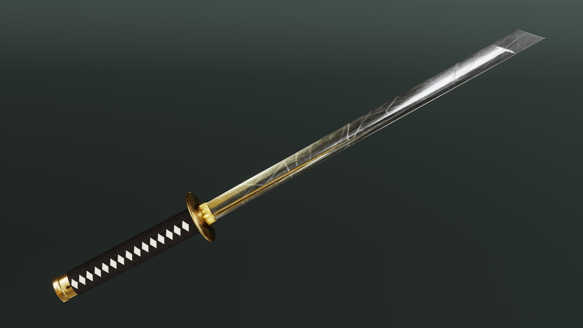 Ninjato Sword 3D Model - TurboSquid 1942086