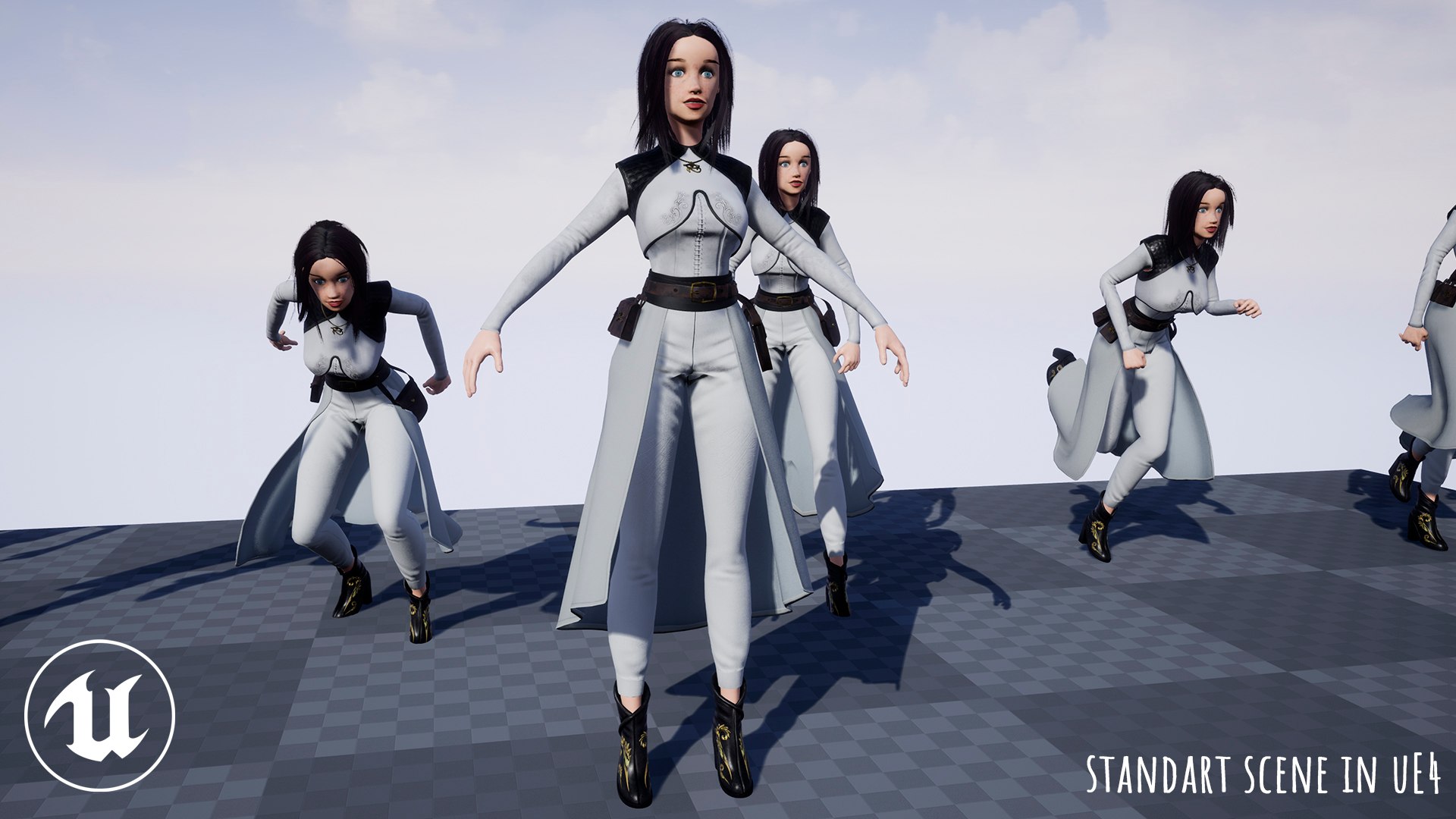 3D Model Female Wizard Character 3 - TurboSquid 1943562