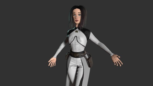modelo 3d Personaje de mago femenino 3 - TurboSquid 1943562
