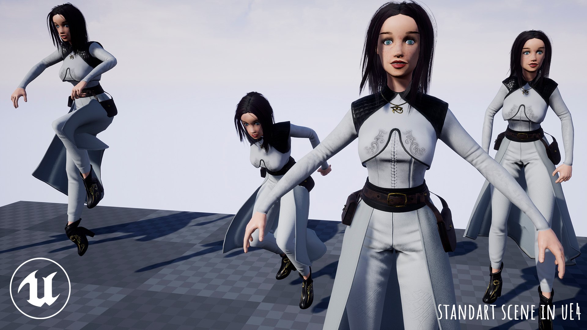 3D Model Female Wizard Character 3 - TurboSquid 1943562