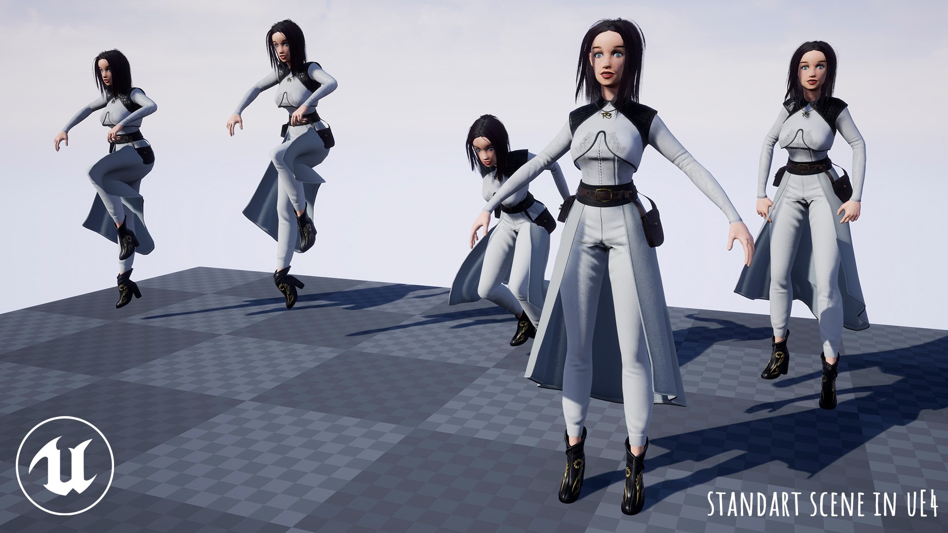 3D Model Female Wizard Character 3 - TurboSquid 1943562
