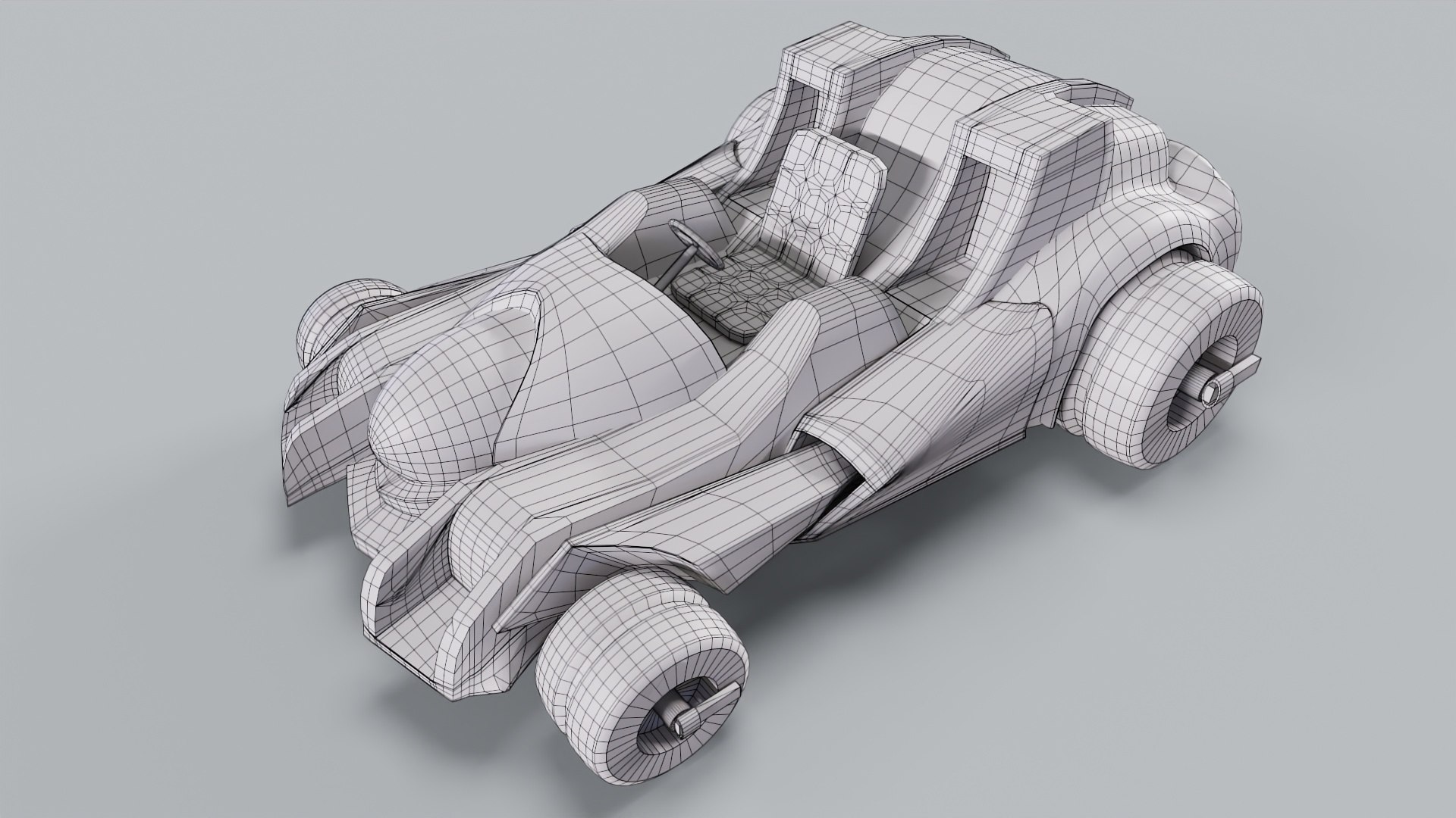 3D Golden Kart model - TurboSquid 2177823