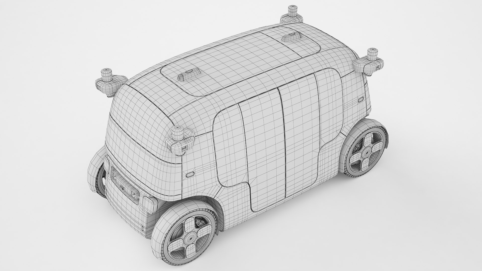 Autonomous Robotaxi 01 3D model - TurboSquid 1999257
