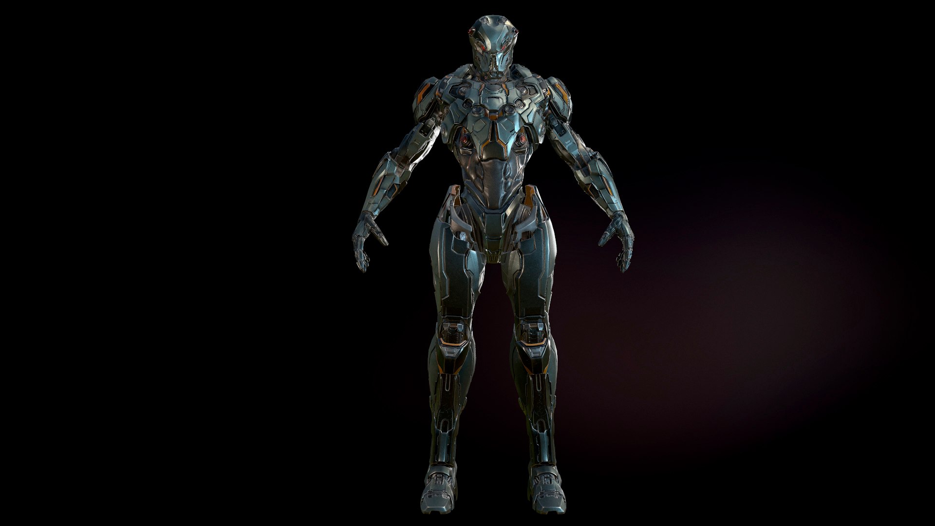 3D SciFi Cyborg Soldier - TurboSquid 2167436