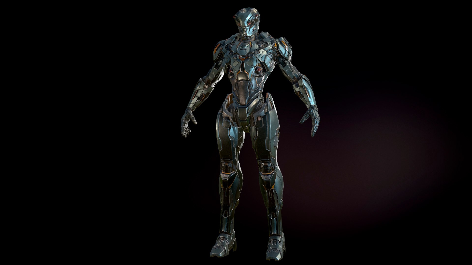 3D SciFi Cyborg Soldier - TurboSquid 2167436