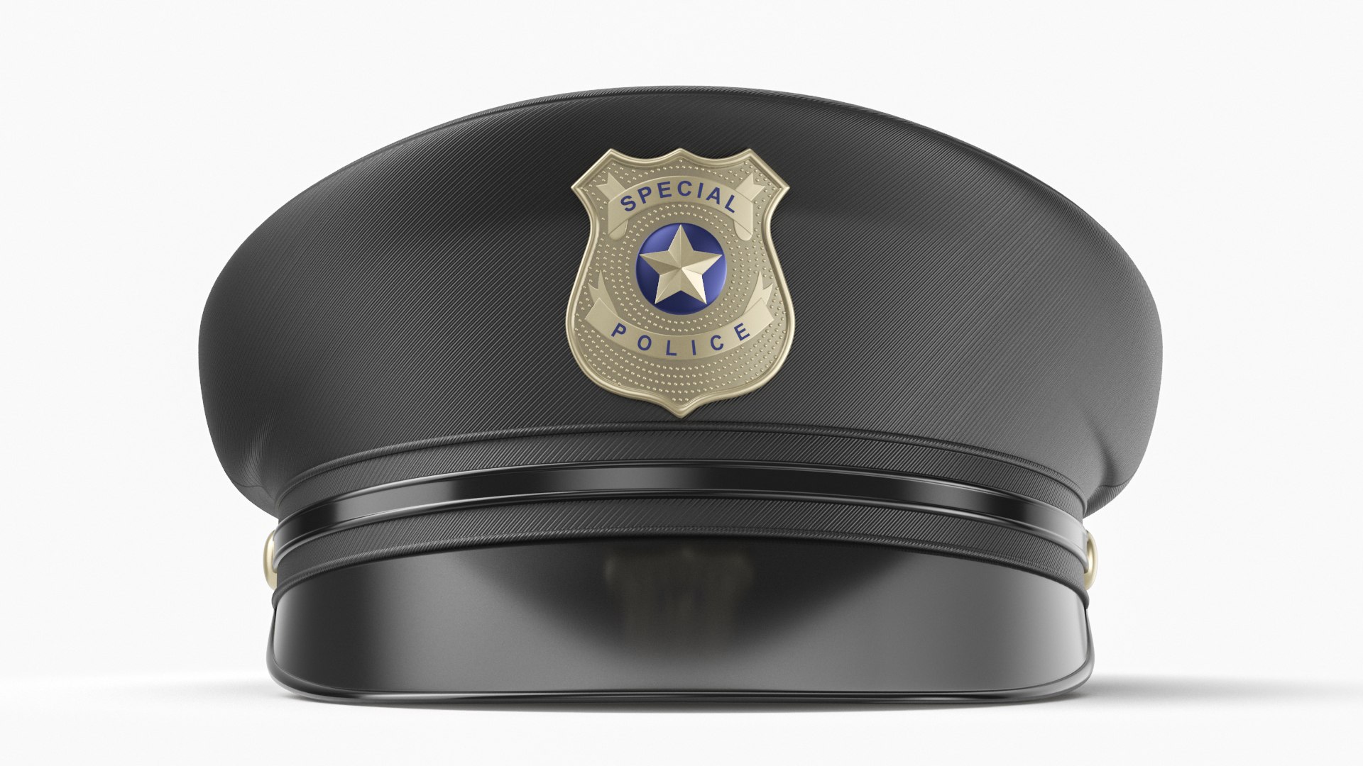 Police Officer Hat 02 Model - TurboSquid 2337852