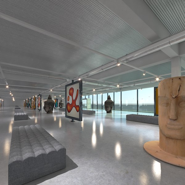 Museum Interior 3D Models for Download | TurboSquid