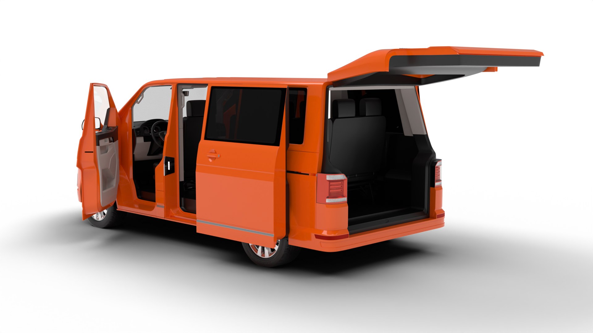 3D Volkswagen T6 Transporter 2019 HQ 3d Model Model - TurboSquid 2331931