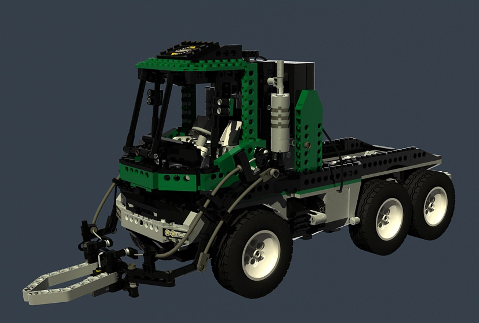 Lego Technic Set Barcode 3d Model