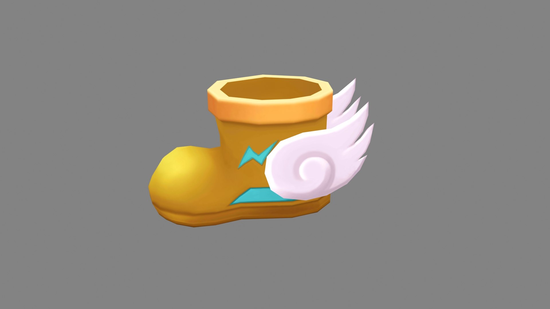 Cartoon Flying Shoe 3D Model - TurboSquid 2107080