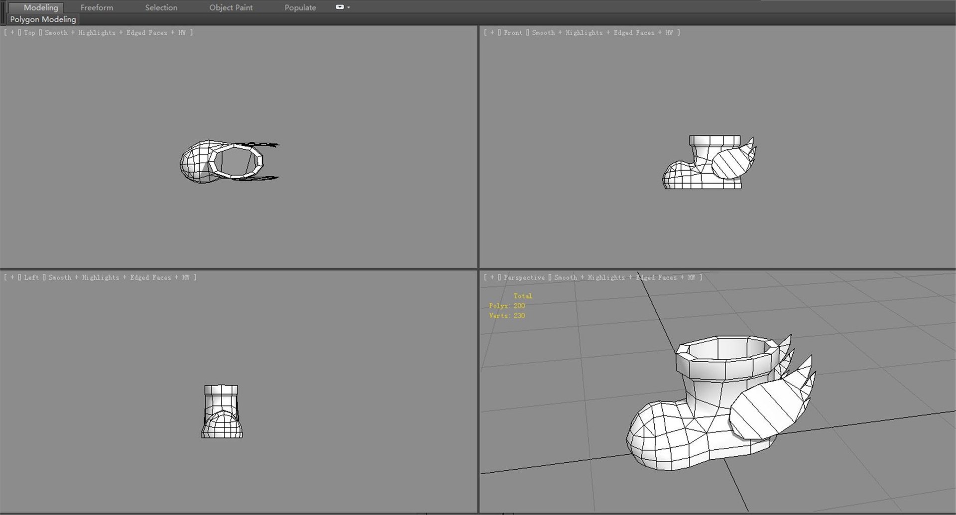 Cartoon Flying Shoe 3D Model - TurboSquid 2107080