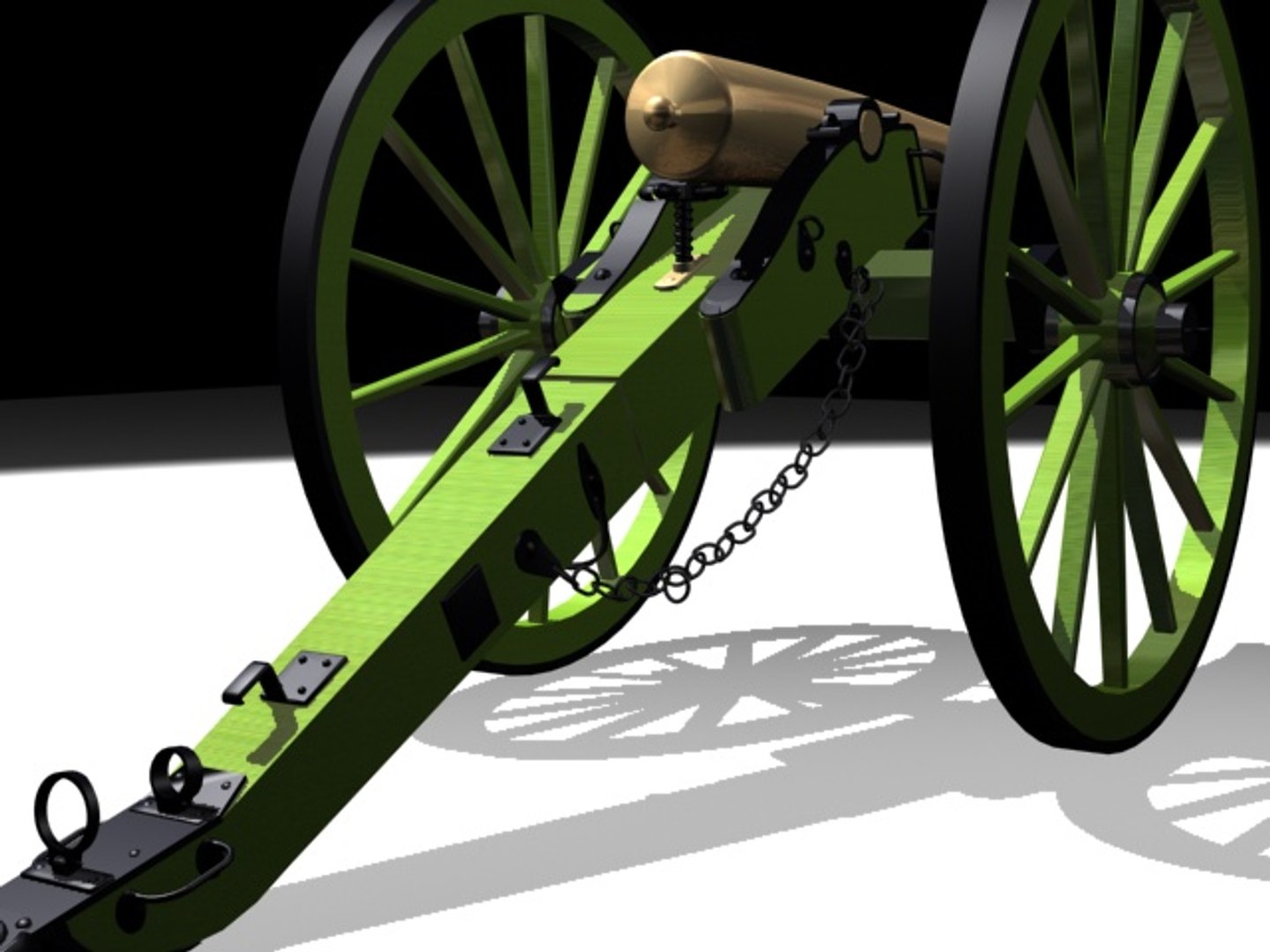 3d Model Napolean Howitzer Civil